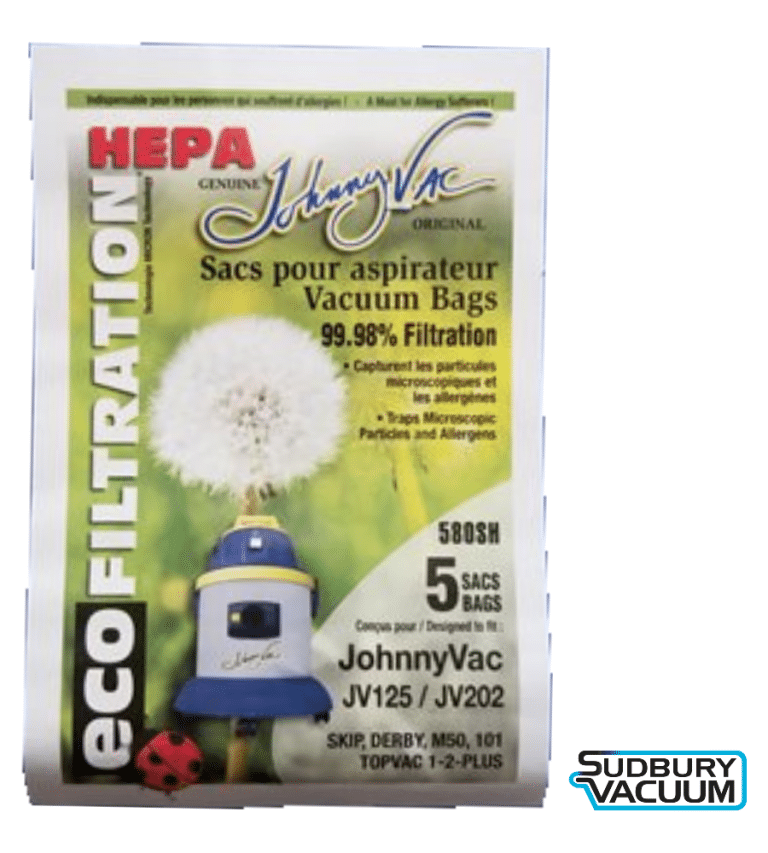 Johnny Vac - Ghibli 580SH Synthetic Bags - Sudbury Vacuum Sales ...